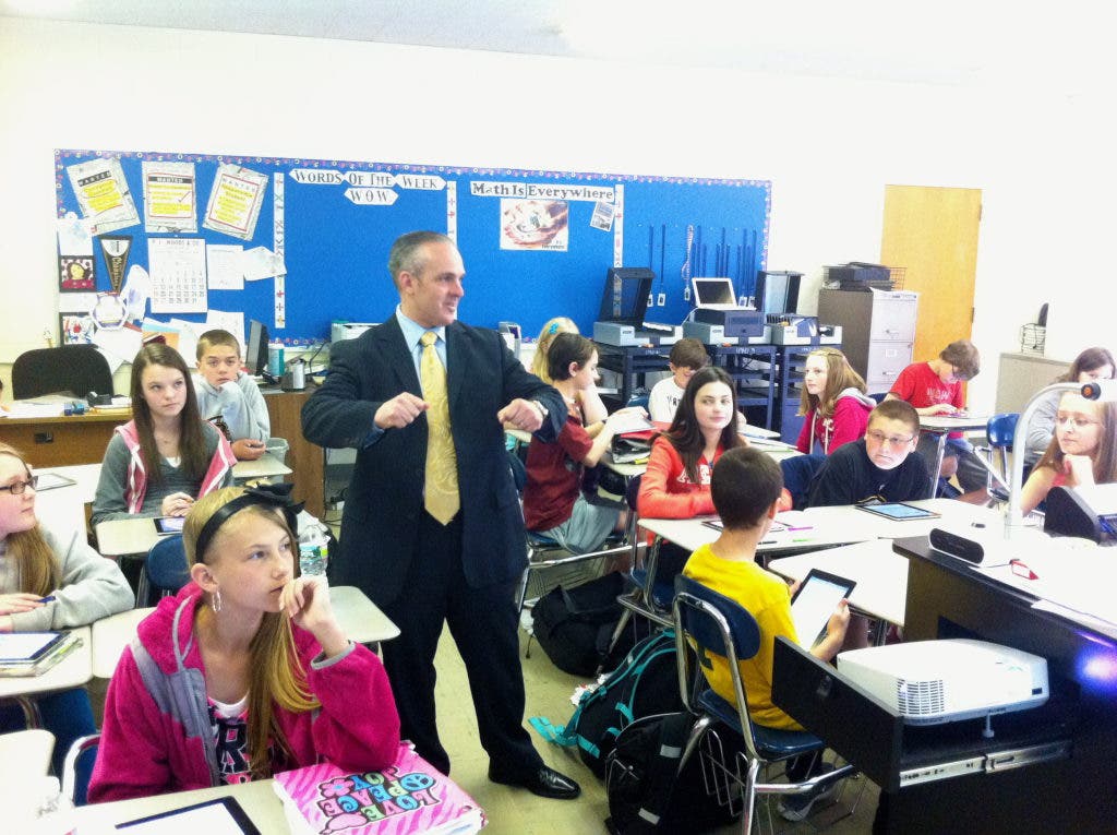 Malone Pays Visit to Peabody's Higgins Middle School | Peabody, MA Patch
