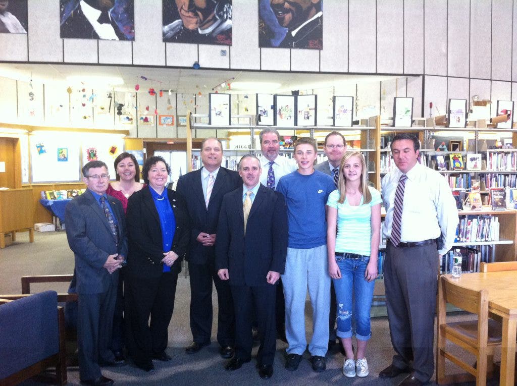 Malone Pays Visit to Peabody's Higgins Middle School | Peabody, MA Patch