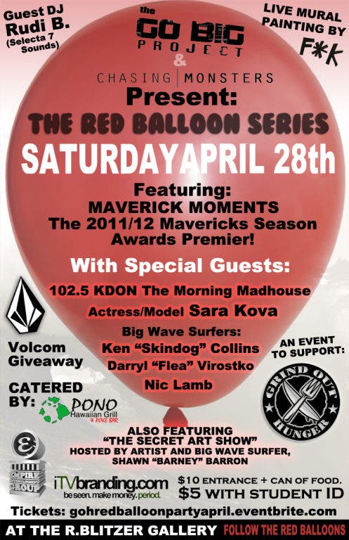 The Go Big Project & Chasing Monsters Present: The Red Balloon Party ...