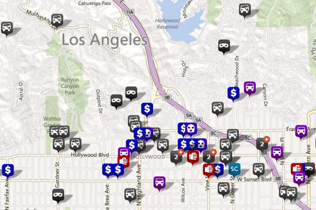 Hollywood Police Blotter: Stolen Vehicles, Robberies and Theft ...