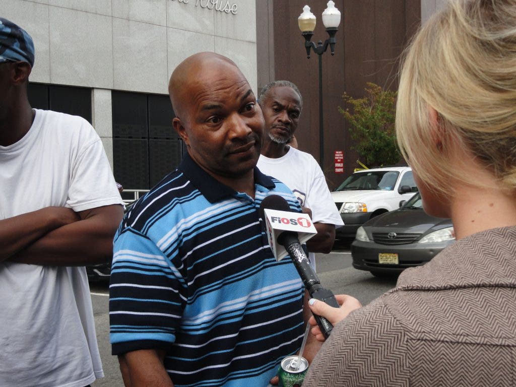 Residents Rally Outside of City Hall in Protest of Shooting Death of ...