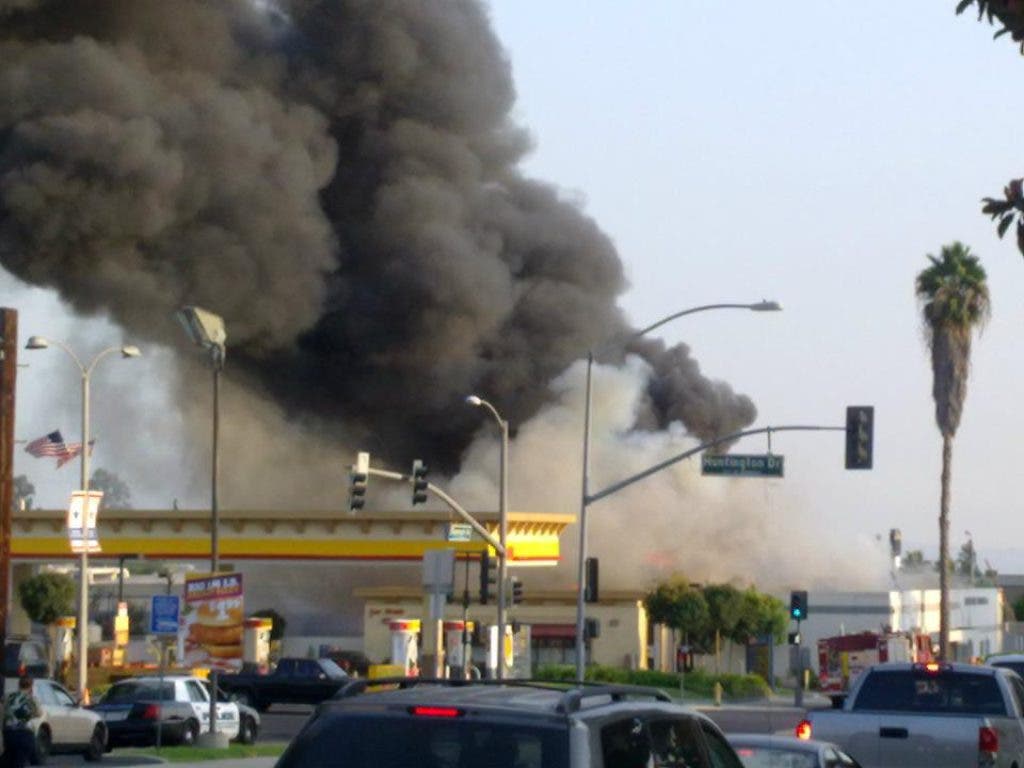 UPDATE: Massive Fire Destroys Industrial Building | Monrovia, CA Patch