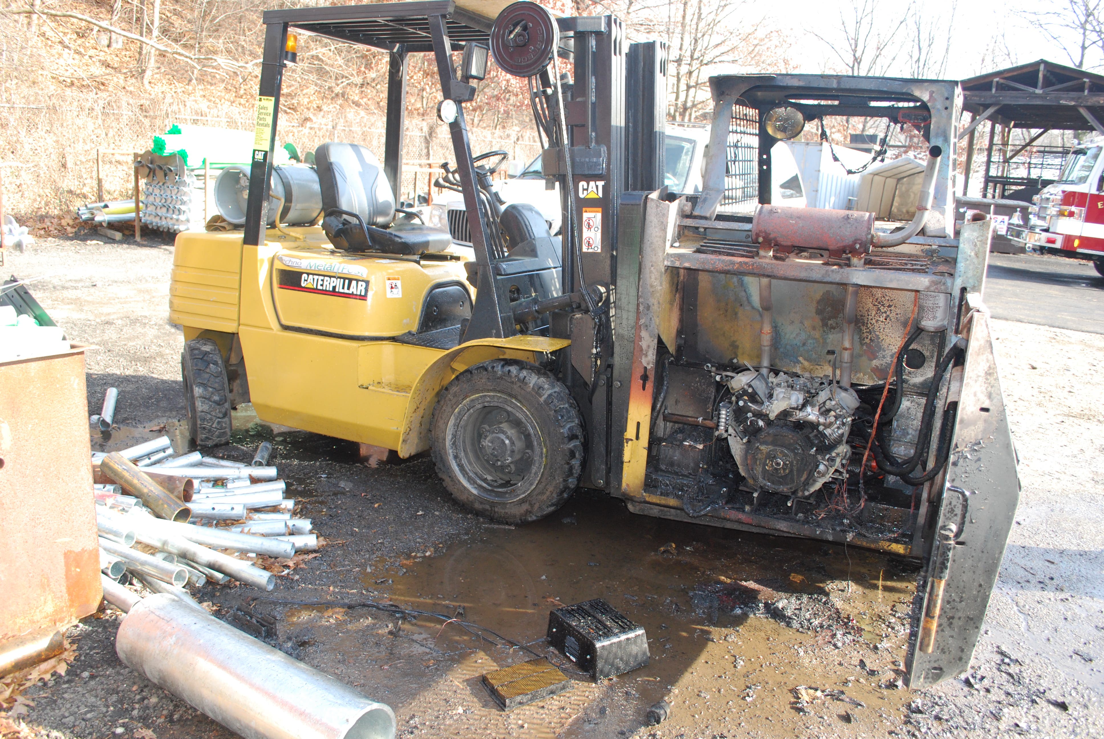 Firefighters Put Out Bobcat Fire | Naugatuck, CT Patch