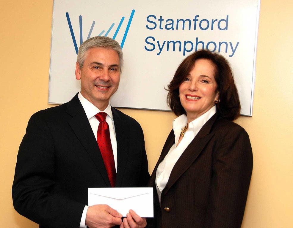 Stamford Symphony receives donation from Stamford First Bank | Stamford ...