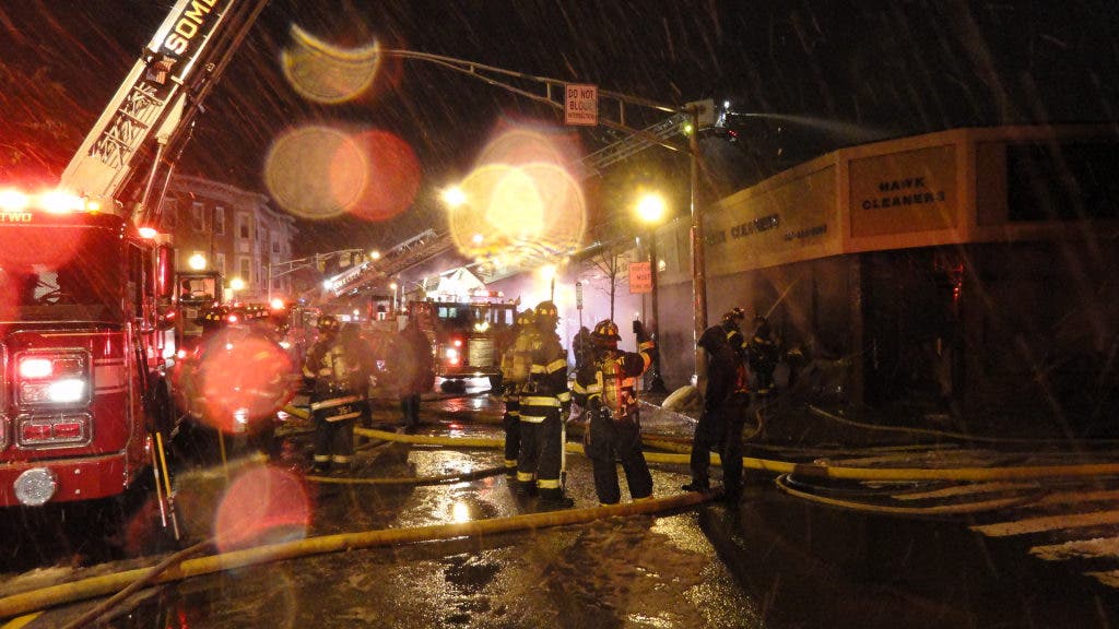Major Fire Strikes Teele Square Saturday Night | Somerville, MA Patch