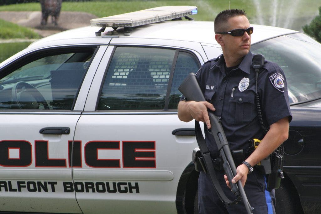 Bucks County Officer Shot; Vest Stopped Bullet | Newtown, PA Patch