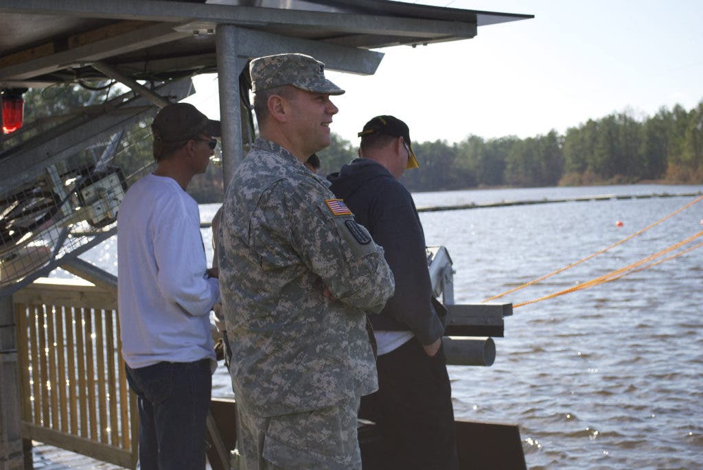 Soldiers took the 'polar bear plunge' at Smith Lake | Fort Bragg, NC Patch