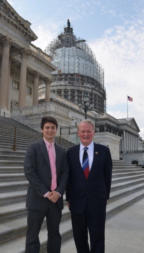 Lance Thanks Brian Gordon of Short Hills for internship service ...