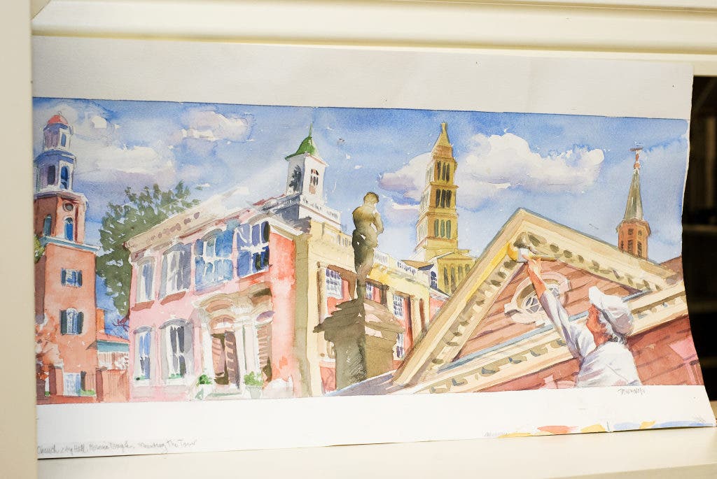 Artist Unveils Newly Commissioned Mural | Old Town Alexandria, VA Patch