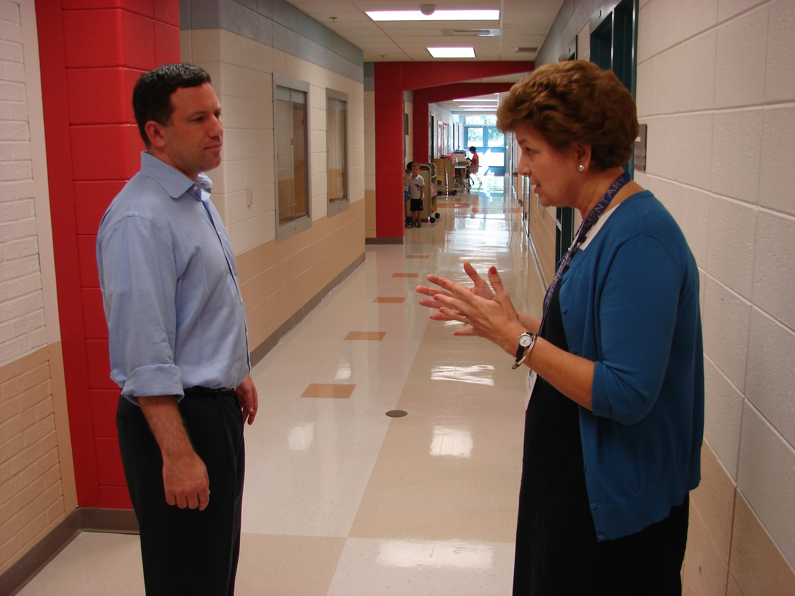 Howard County Executive Ken Ulman tours three Ellicott City schools ...
