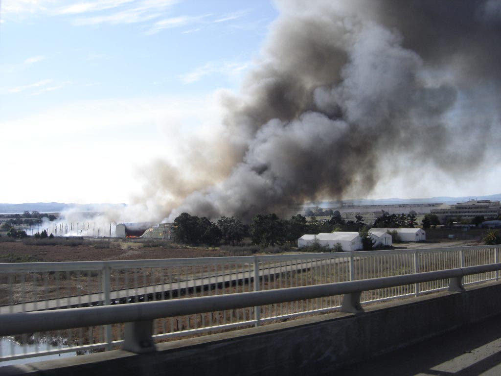 Smoke Visible in Novato from Vallejo Fire | Novato, CA Patch