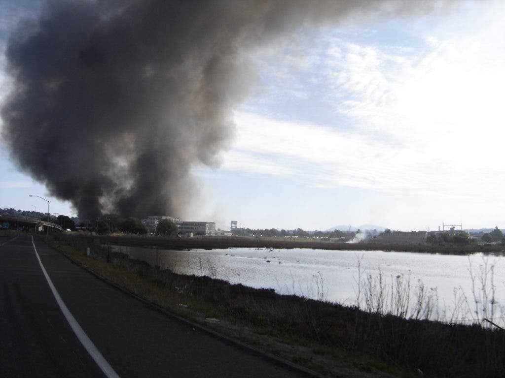 Smoke Visible in Novato from Vallejo Fire | Novato, CA Patch