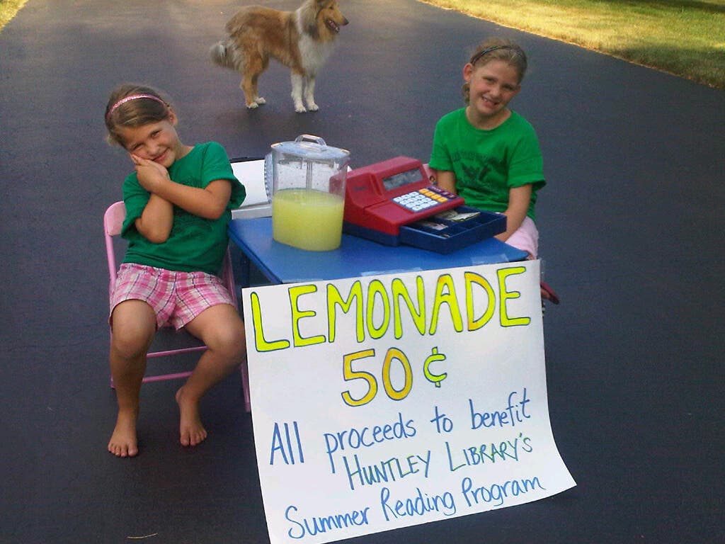 Lemonade Stand Fundraiser A Fresh Way To Donate To Library | Huntley ...
