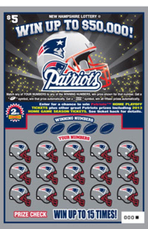 NH Lottery Hopes to Score with New Patriots Scratch Ticket | Concord ...