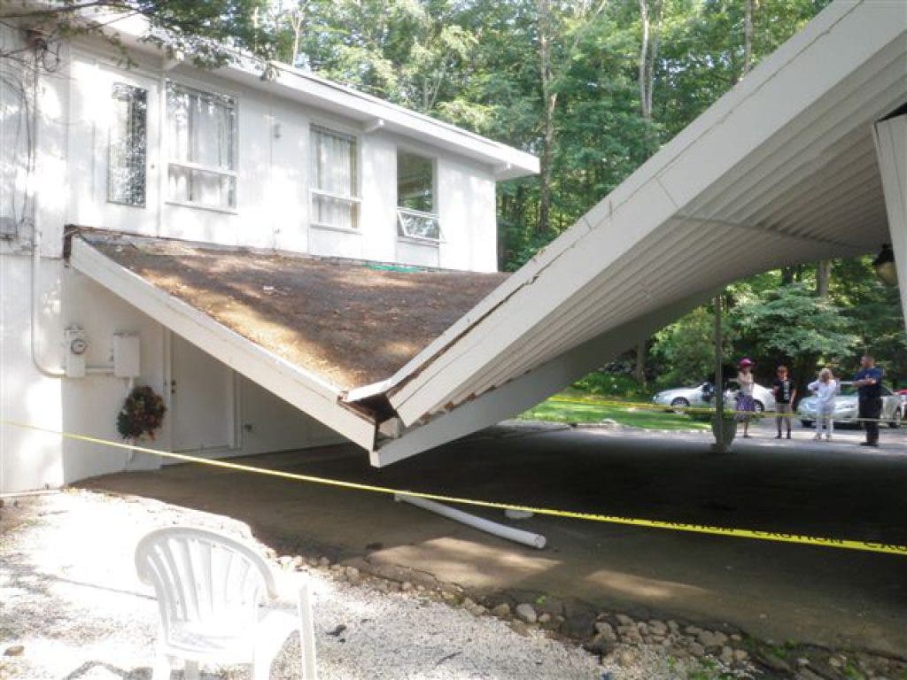 Carport Collapse at Berkeley Place | Westport, CT Patch