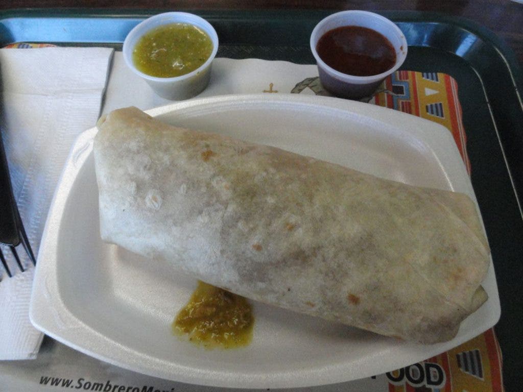 Sombrero's Chile Verde Burrito Makes Others Green with Envy | La Mesa ...