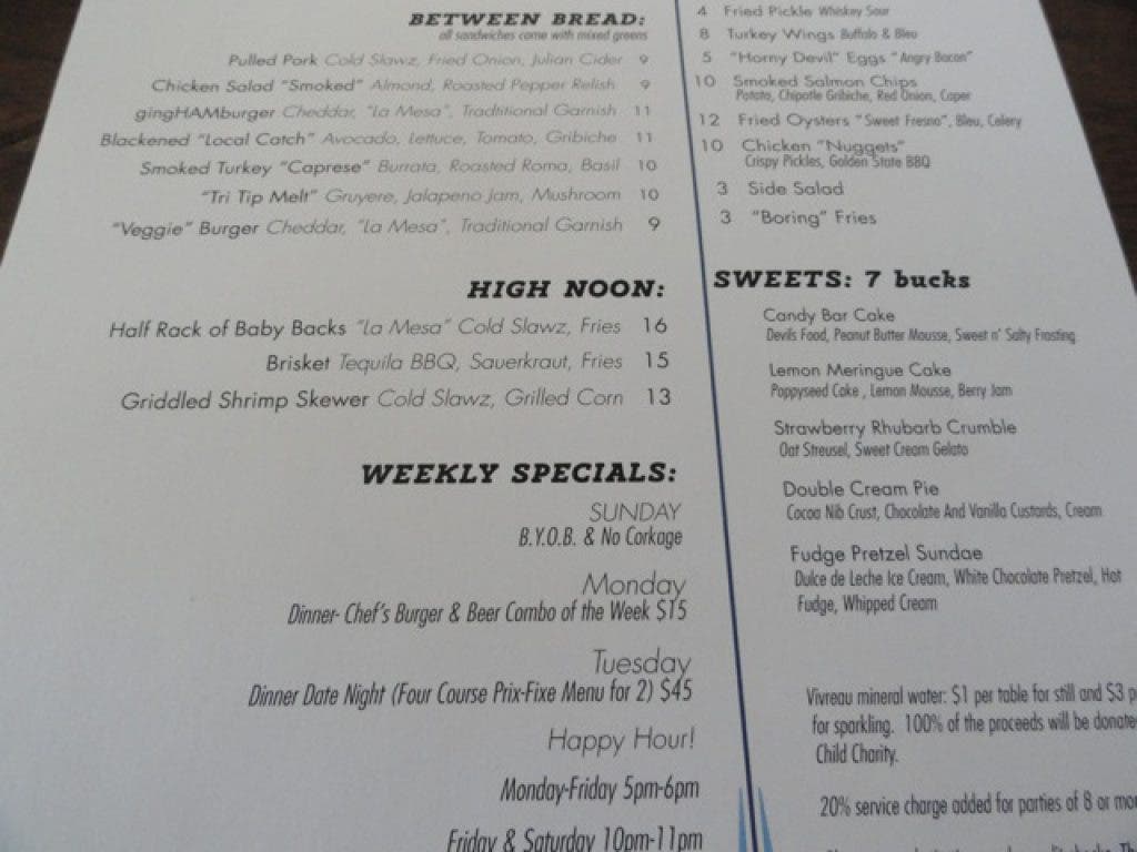 Gingham Now Offering Expanded Menu, Sit-Down Service at Lunch | La Mesa ...