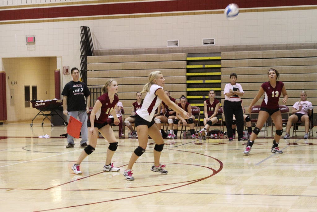 Photos: Crimson Girls Varsity Volleyball Falls to the Elks in Close ...