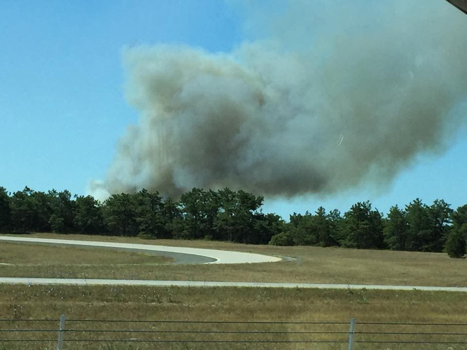 UPDATE: Brush Fire Off Sunrise Highway Under Control | Westhampton, NY ...