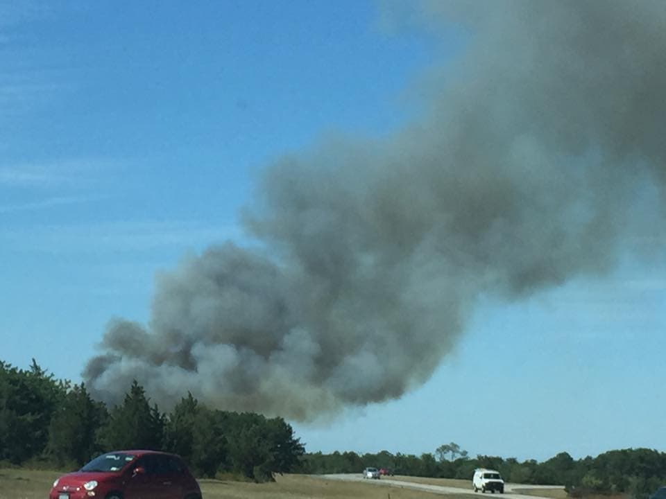 UPDATE: Brush Fire Off Sunrise Highway Under Control | Westhampton, NY ...