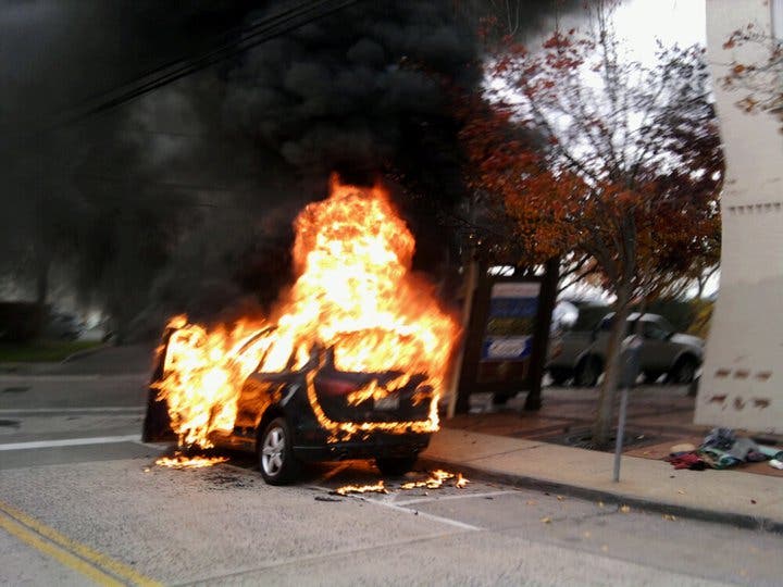 Car Spontaneously Combusts in Northport | Northport, NY Patch