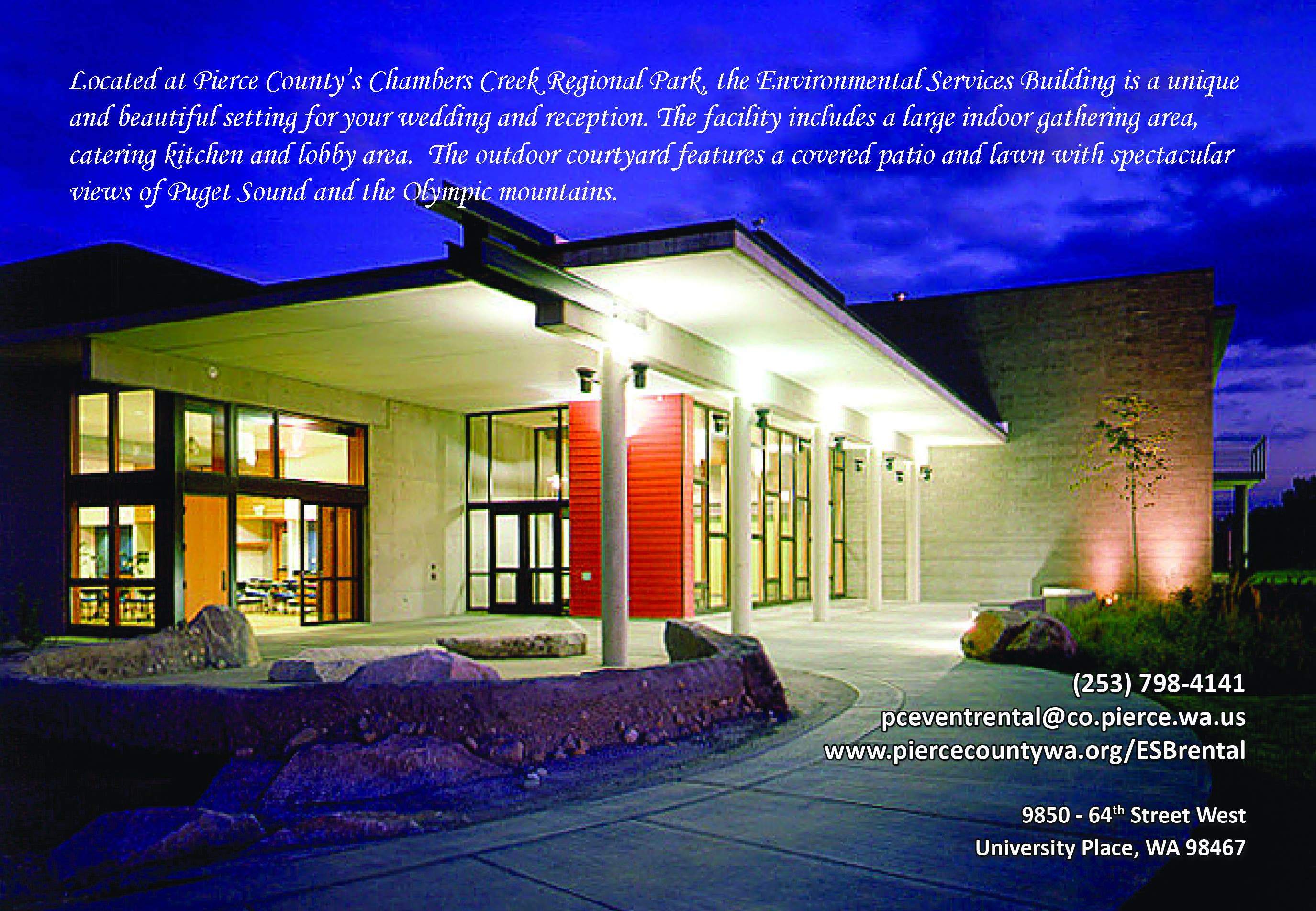 Wedding Showcase at the Environmental Services Building | University ...