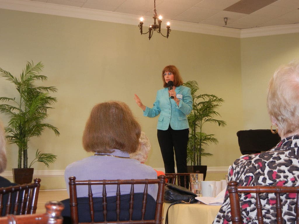 Lisa Wexler Addresses the Westport Woman's Club About Downsizing of the ...