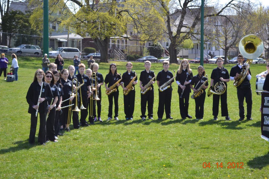 Dedham Middle School Marching Band Debuts in Parade | Dedham, MA Patch