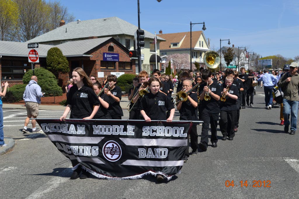 Dedham Middle School Marching Band Debuts in Parade | Dedham, MA Patch