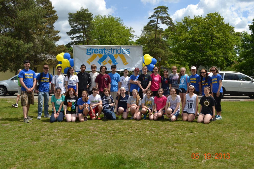 Dedham Middle School Makes 'Great Strides' at Annual CF Walk | Dedham ...