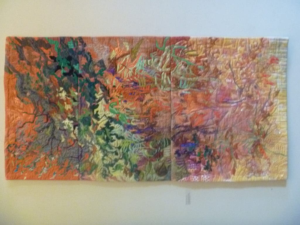 "Tree Pieces: Painted Fabric Collages" by Merill Comeau | Jamaica Plain ...