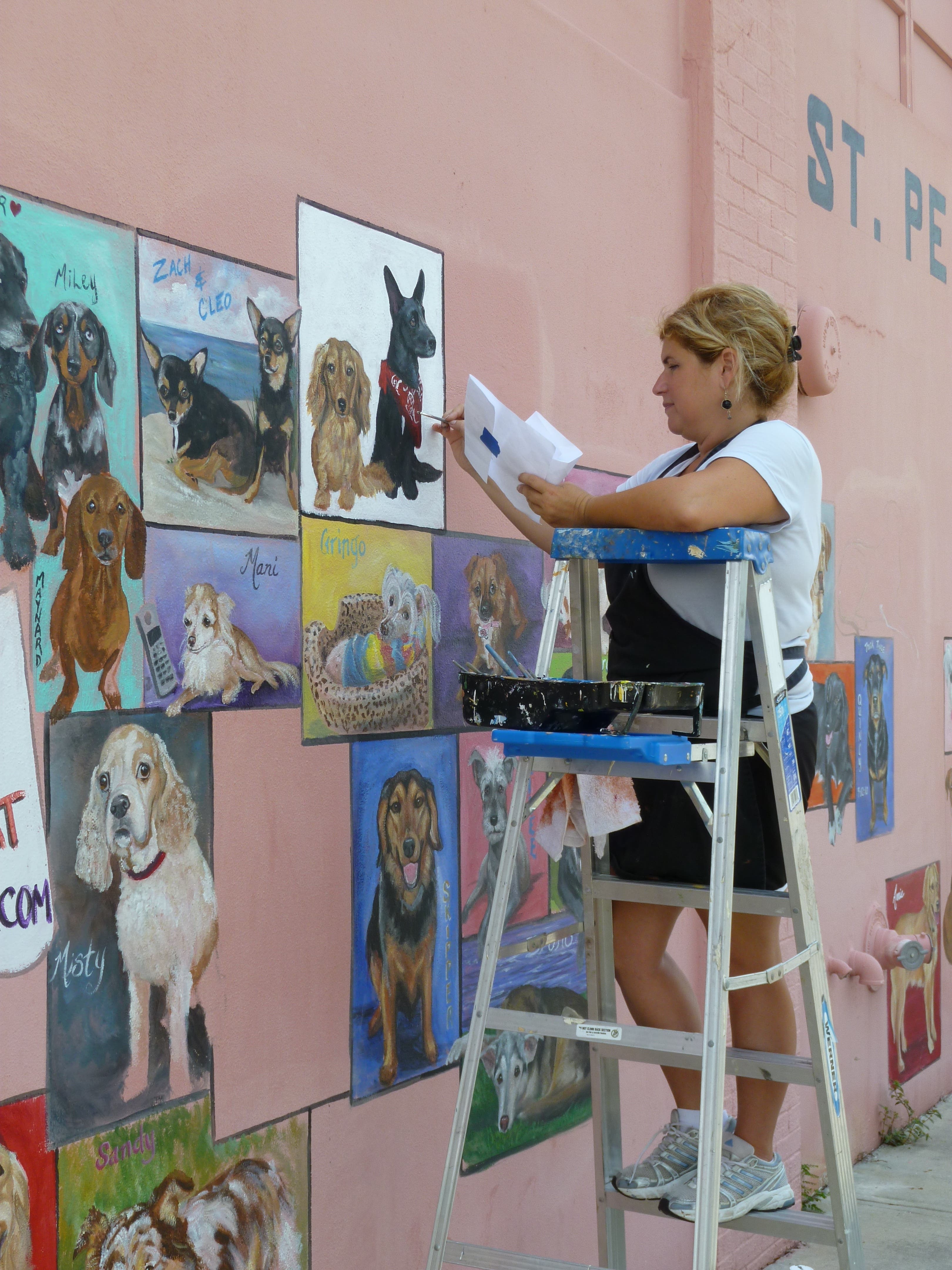 Murals for Mutts Benefits Rescue Groups | St. Pete, FL Patch