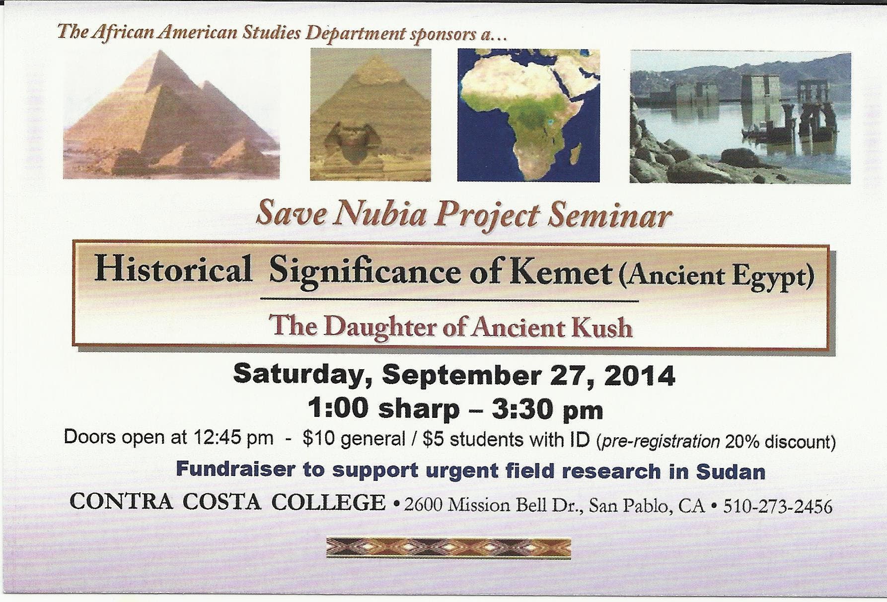 SIGNIFICANCE OF Kemet (Egypt) Daughter of Ancient Kush | El Cerrito, CA ...