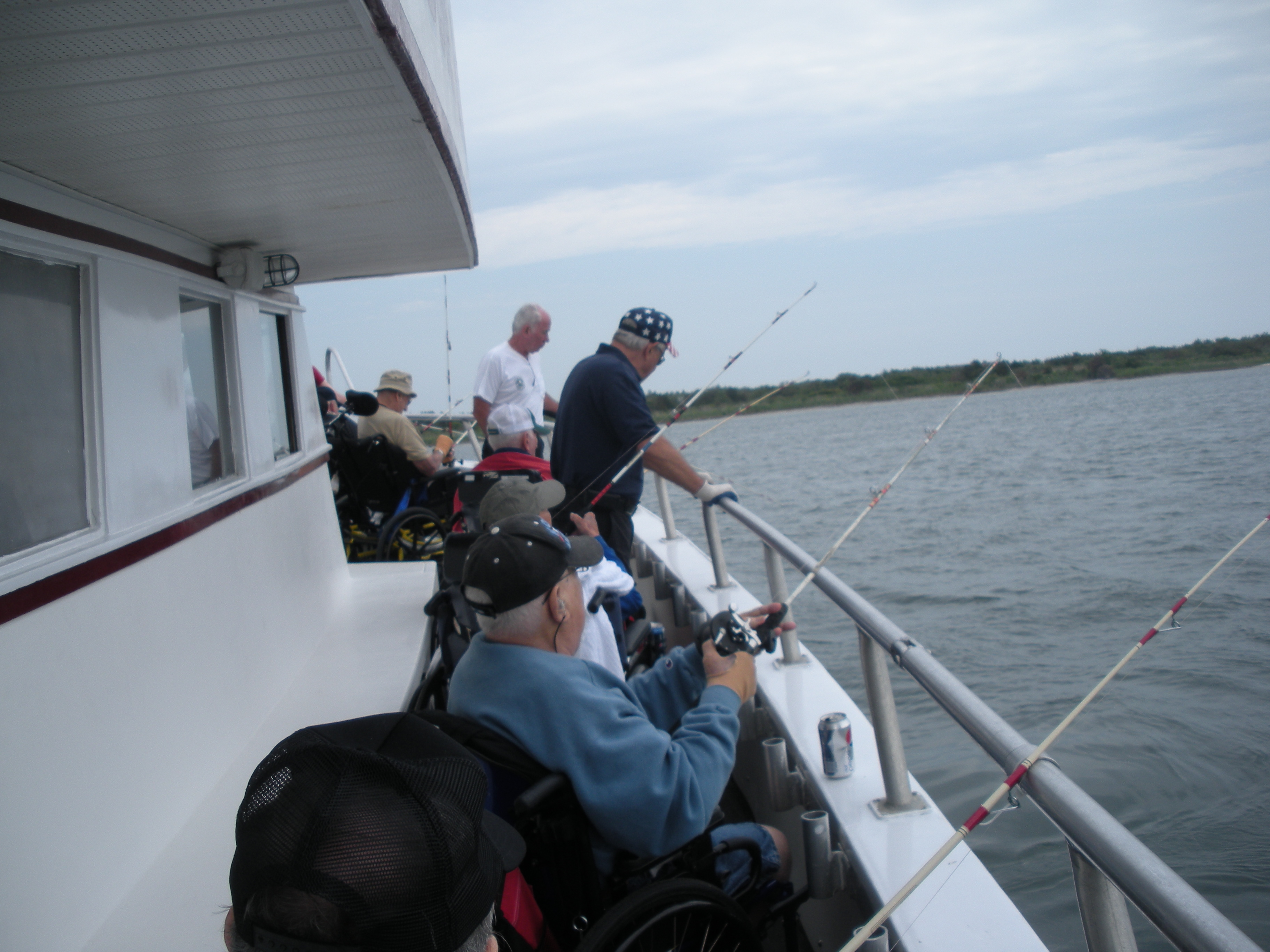 AMVETS Post 111 take the LISVH Residences on a Fishing Trip on the Bay ...