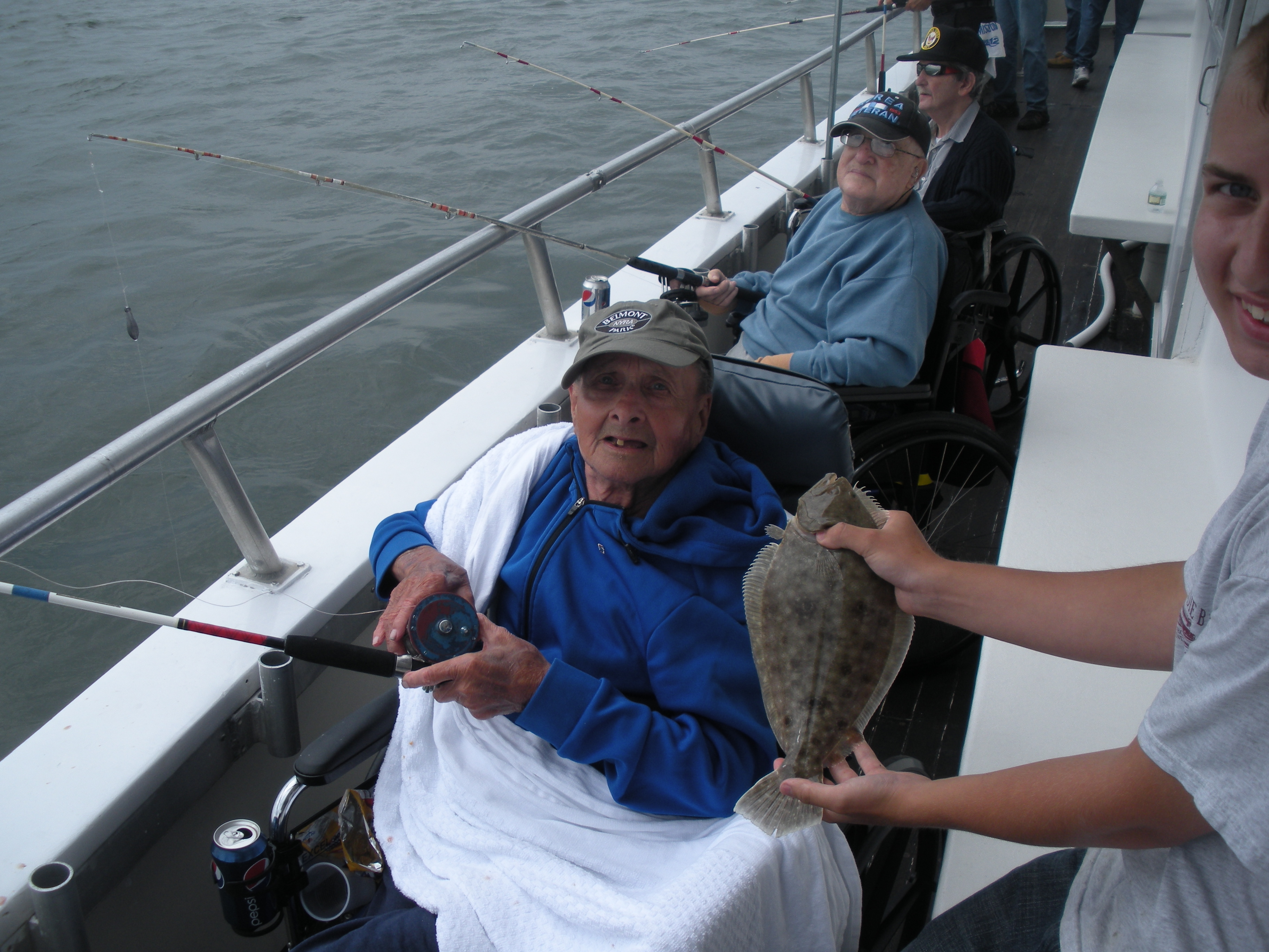 AMVETS Post 111 take the LISVH Residences on a Fishing Trip on the Bay ...