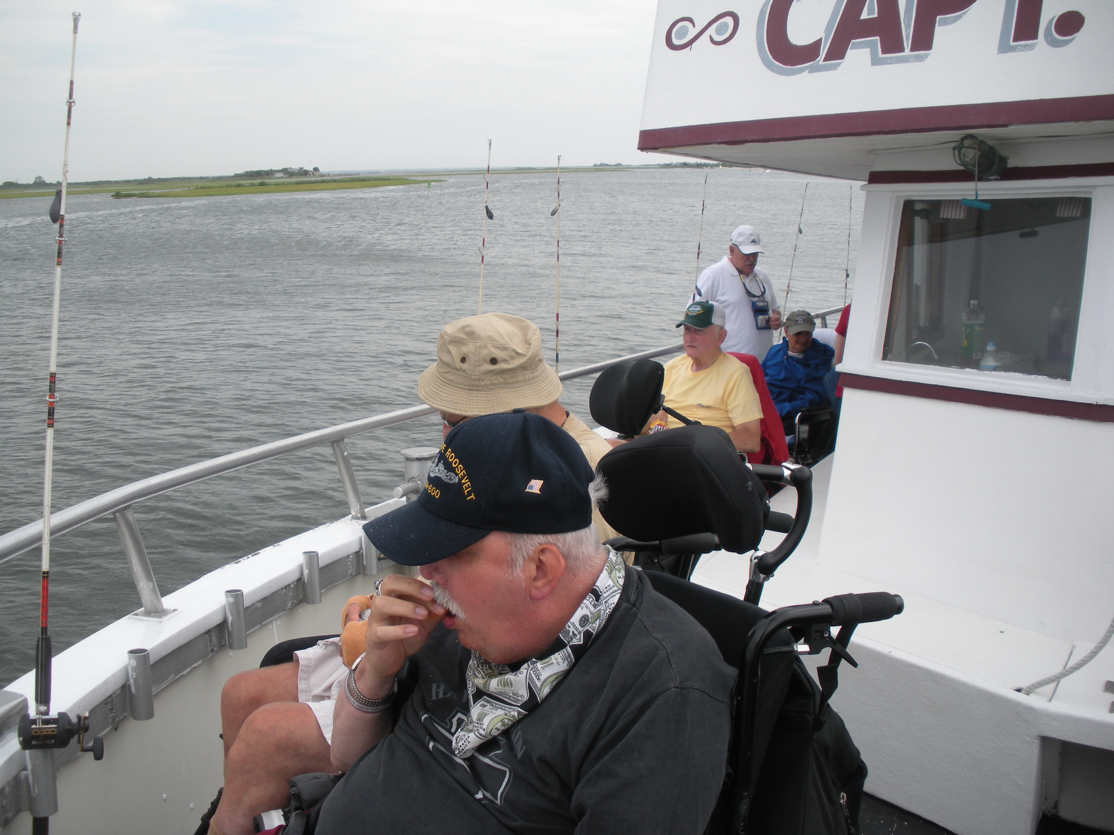 AMVETS Post 111 take the LISVH Residences on a Fishing Trip on the Bay ...