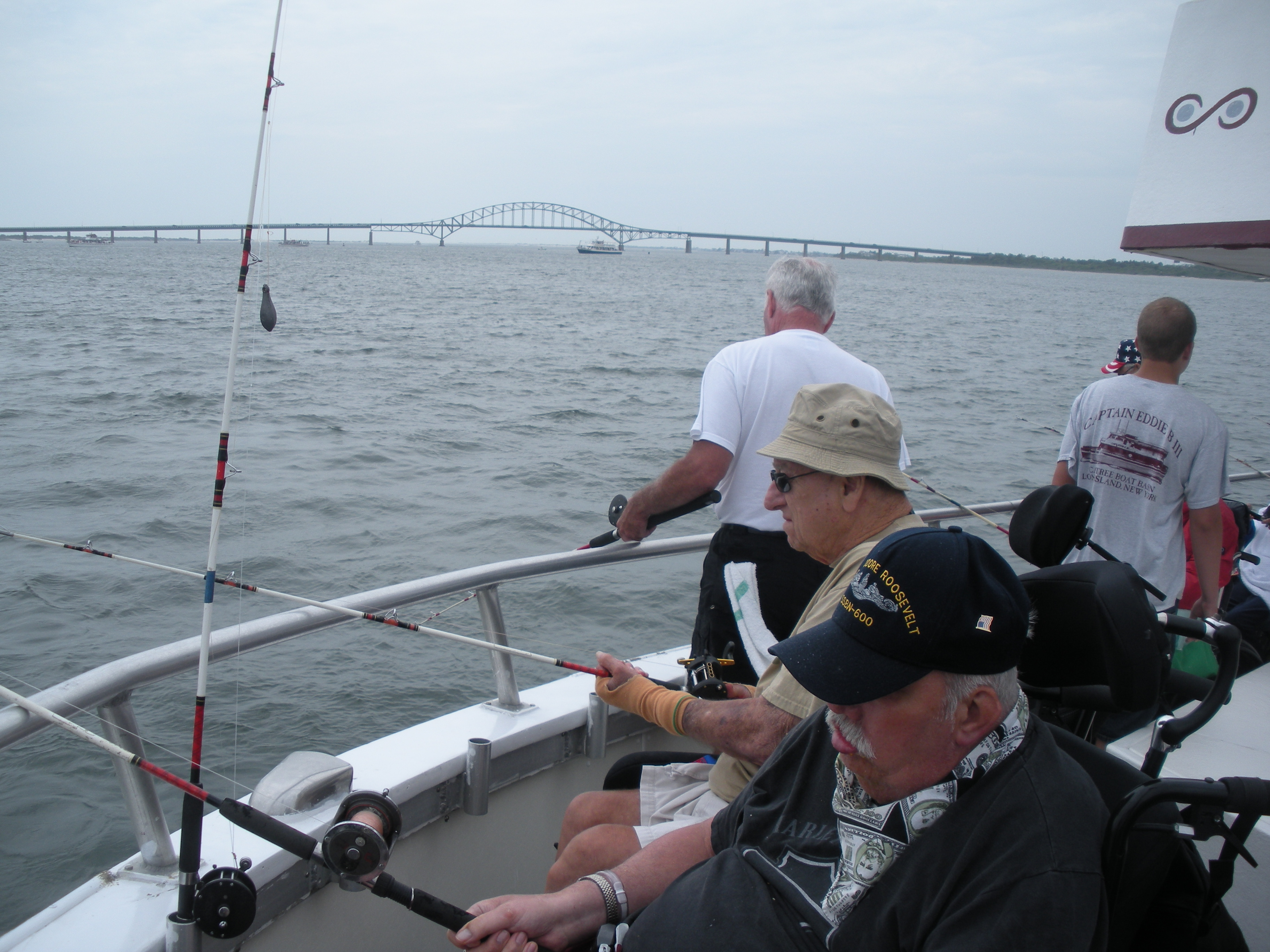 AMVETS Post 111 take the LISVH Residences on a Fishing Trip on the Bay ...
