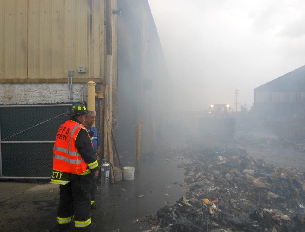 West Babylon Recycling Center Destroyed by Blaze | Babylon Village, NY ...