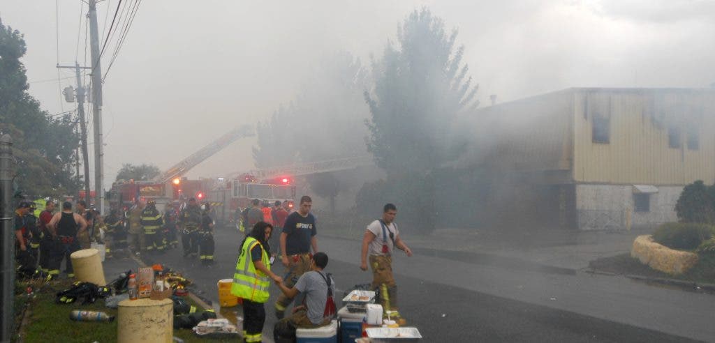 West Babylon Recycling Center Destroyed by Blaze | Babylon Village, NY ...