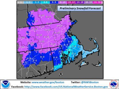 How Much Snow Will RI Get This Weekend? | East Providence, RI Patch