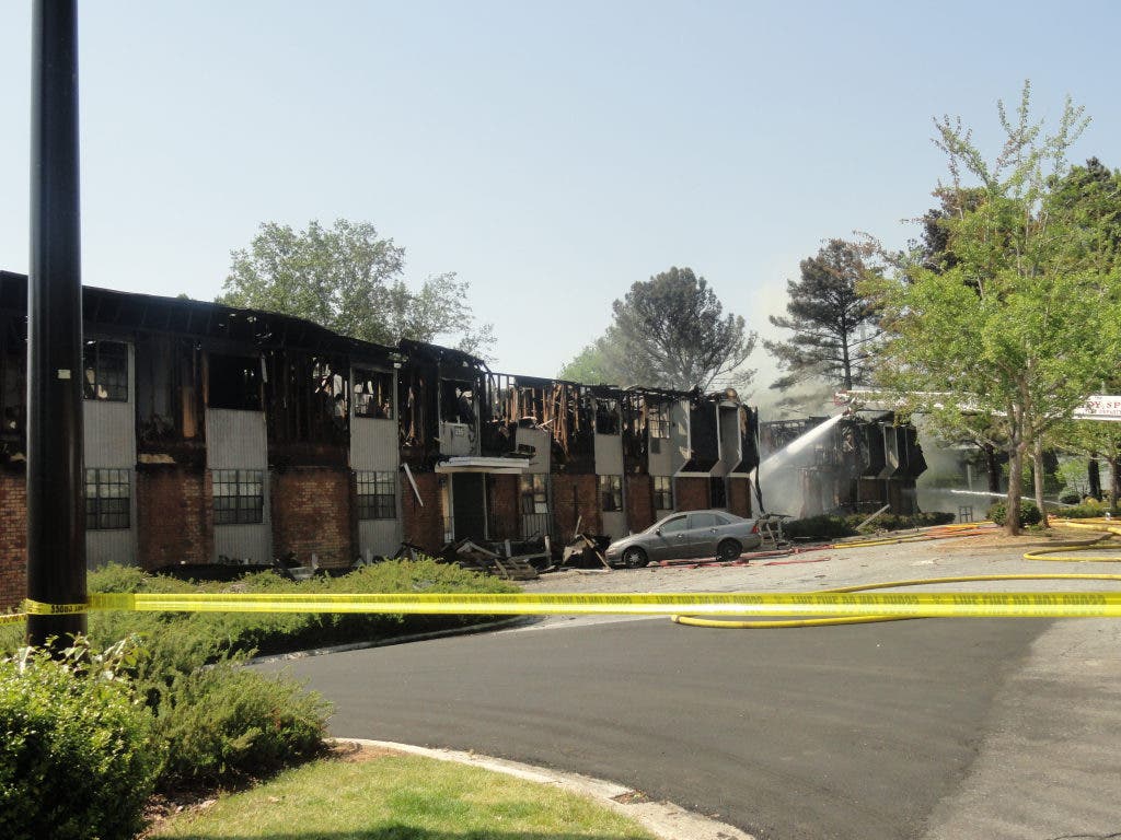 Sandy Springs Firefighters Battle Afternoon Blaze | Sandy Springs, GA Patch