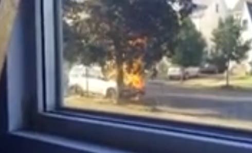 WATCH: Video Captures Car Exploding On N.J. Street | Westfield, NJ Patch