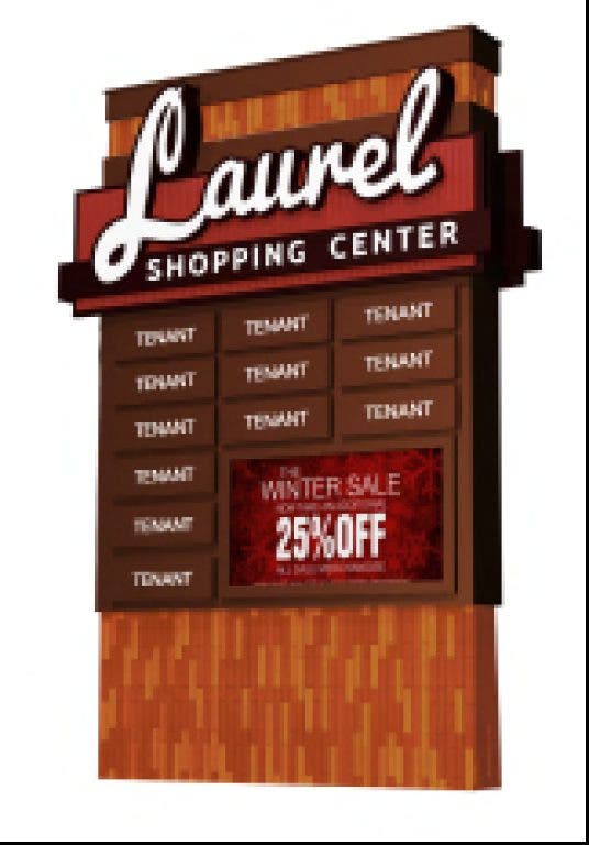 Laurel Shopping Center Sign Bids Farewell | Laurel, MD Patch