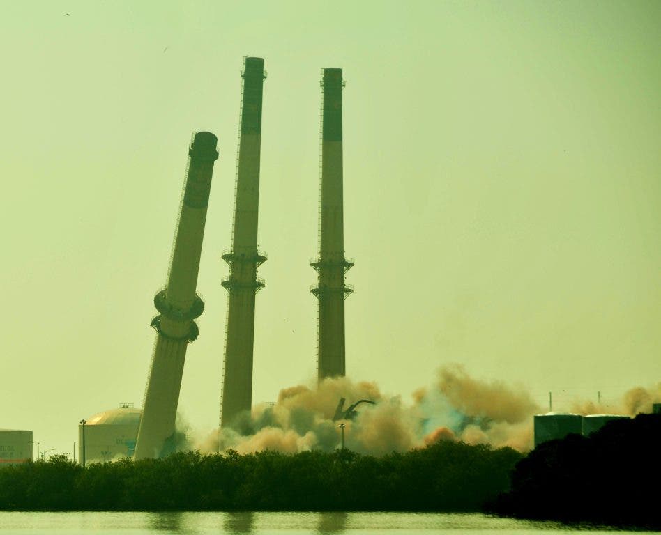 Bartow Steam Power Plant Implodes | St. Pete, FL Patch