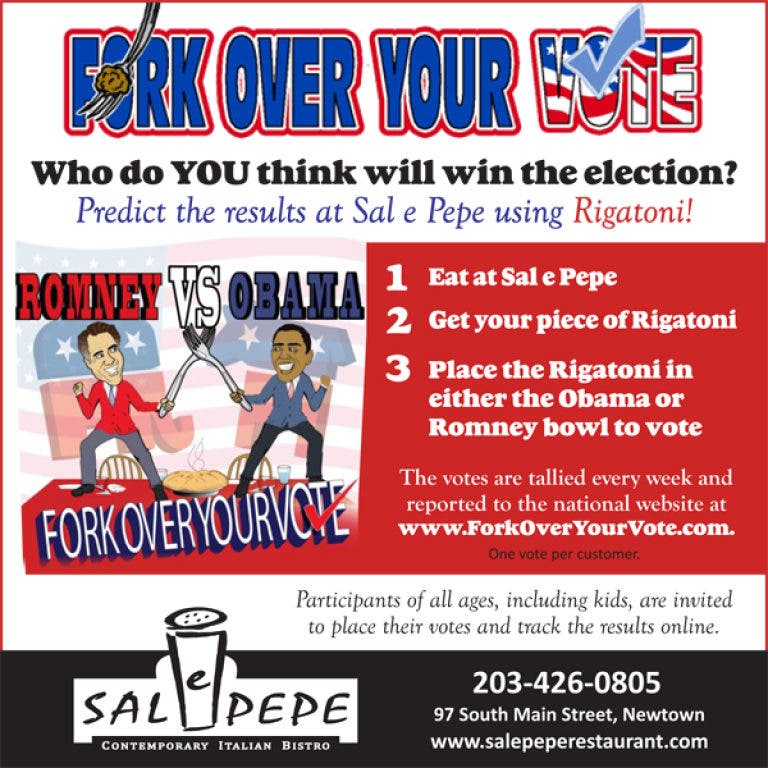 Fork Over Your Vote! | Newtown, CT Patch