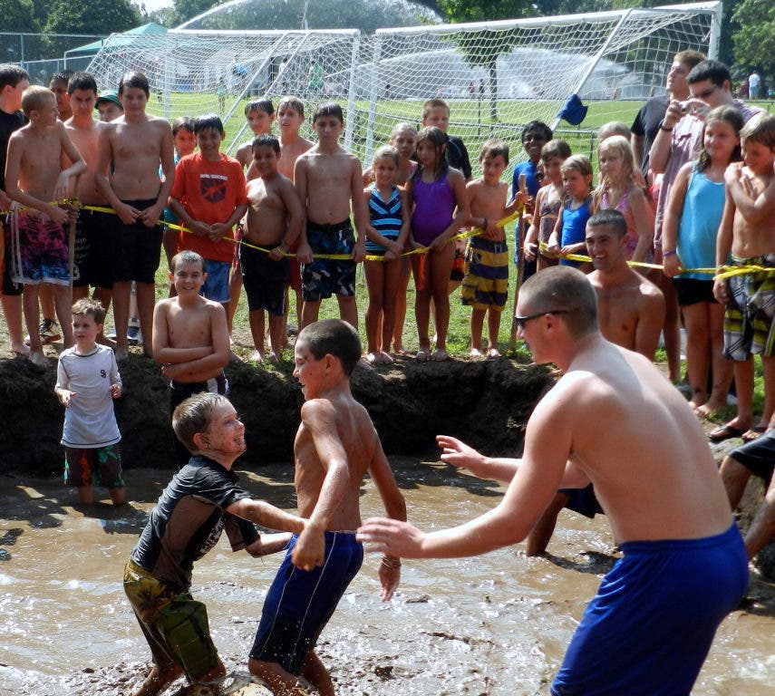 PHOTOS: Good 'Clean' Fun at Annual Foam and Mud Day | Norwood, MA Patch