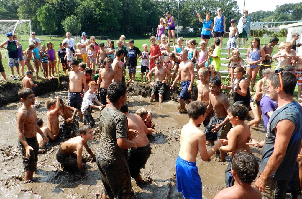 PHOTOS: Good 'Clean' Fun at Annual Foam and Mud Day | Norwood, MA Patch