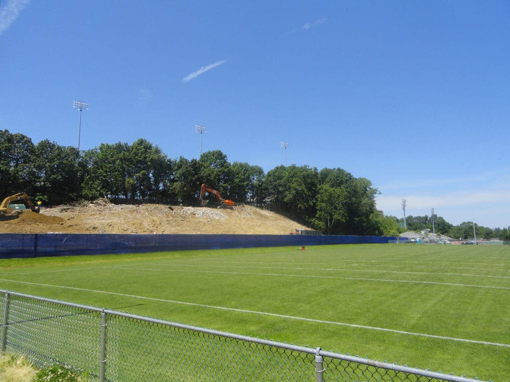 UConn's Memorial Stadium Comes Down After Nearly 60 Years | Mansfield ...