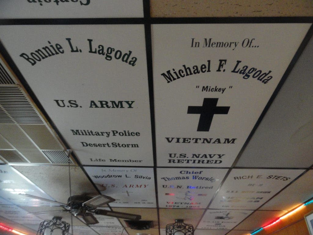 Ceiling Tiles Evoke Past Military Service at Tiverton VFW [VIDEO ...