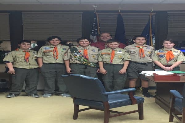 Hoehmann Meets with Troop 97 | New City, NY Patch